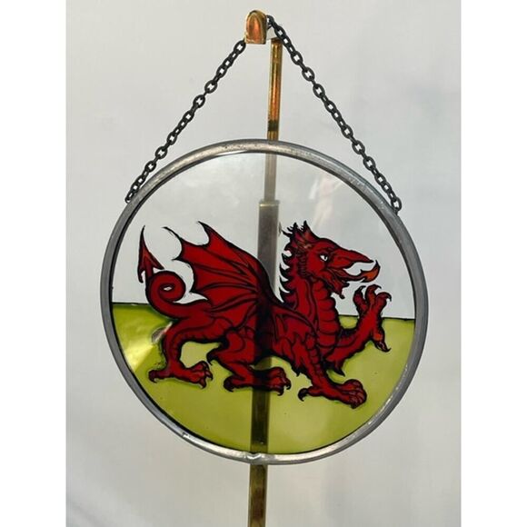 unbranded | Accents | Welsh Dragon Red Suncatcher Stained Glass6 | Poshmark